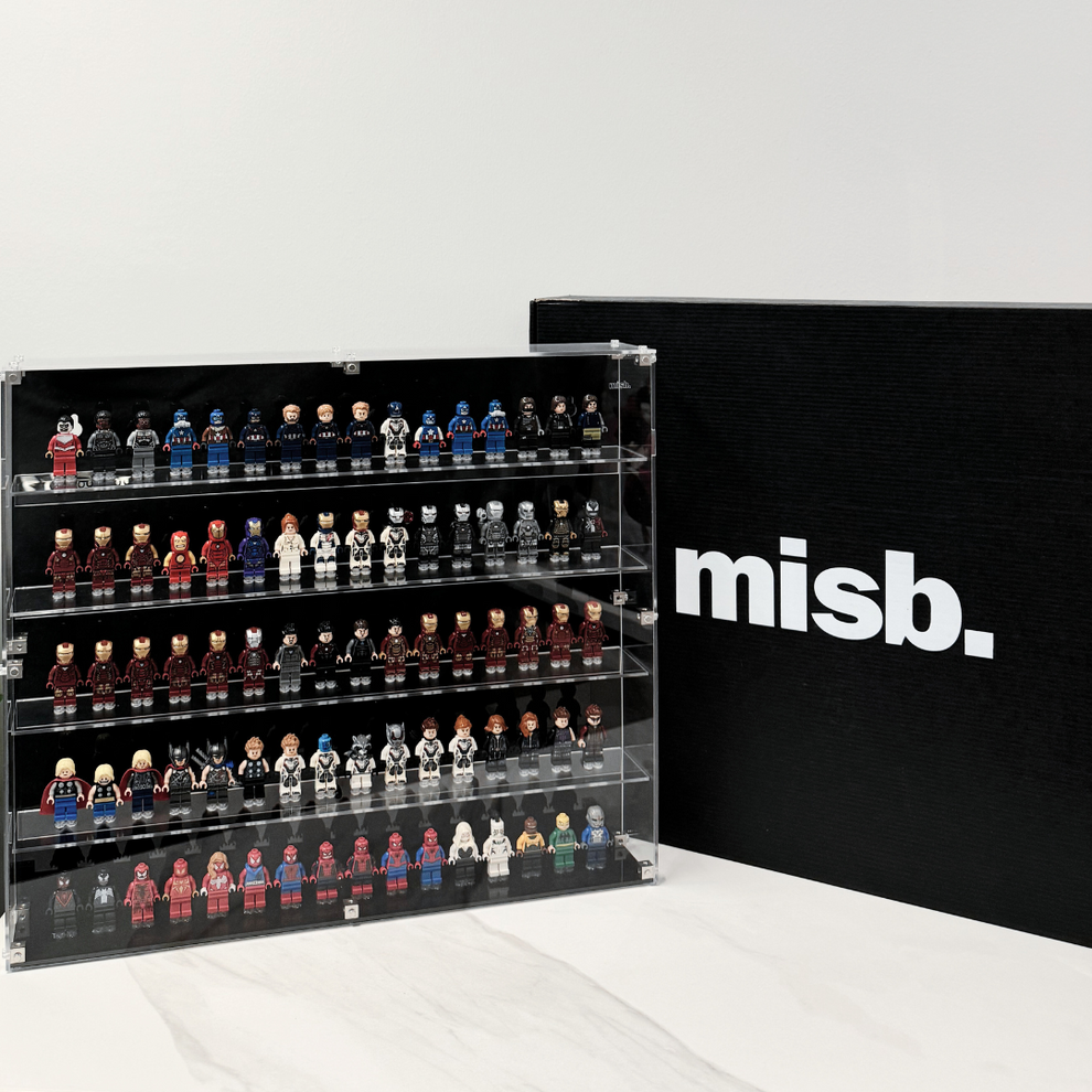 LEGO Minifig Display Case - Crystal Clear Acrylic - Singapore – Mint In ...