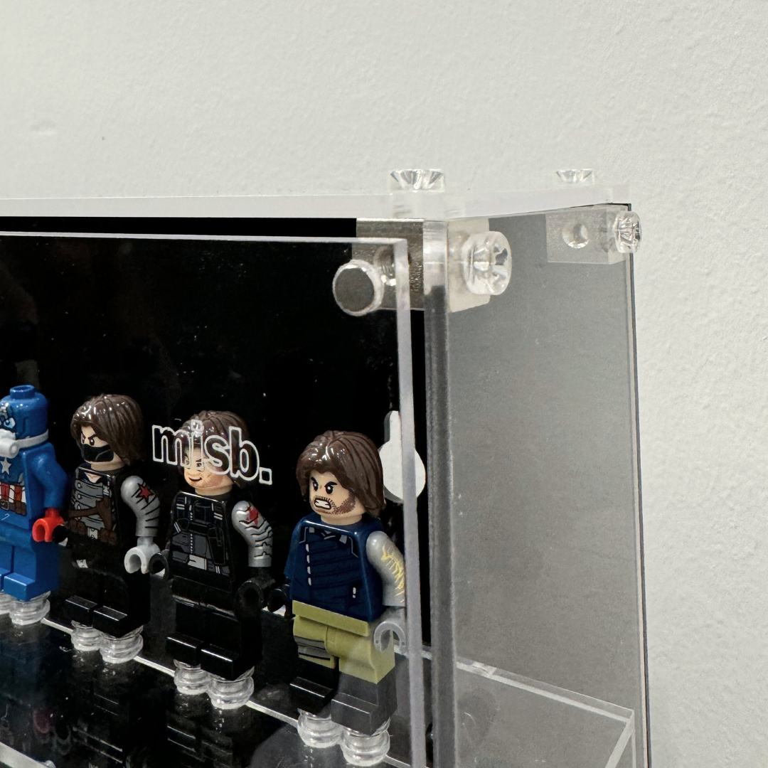 LEGO Minifig Display Case - Crystal Clear Acrylic - Singapore – Mint In ...